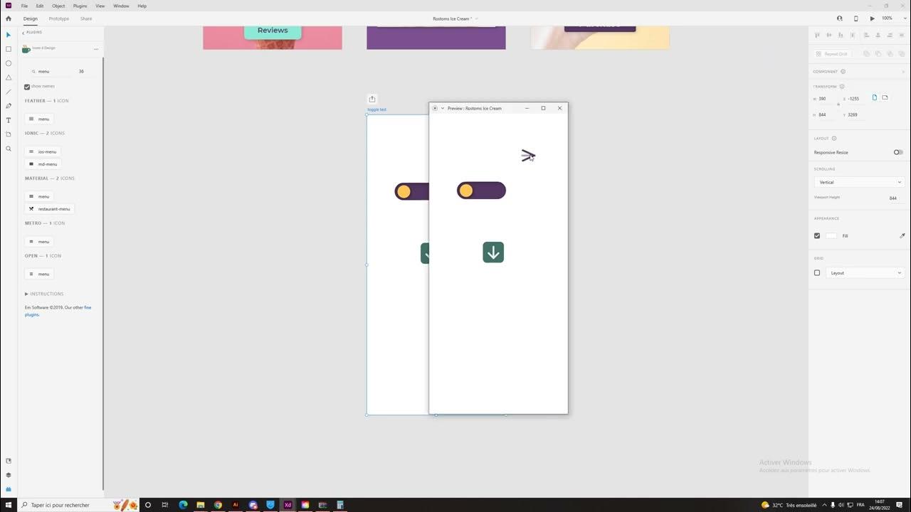 Toggle Animation in adobe xd - YouTube