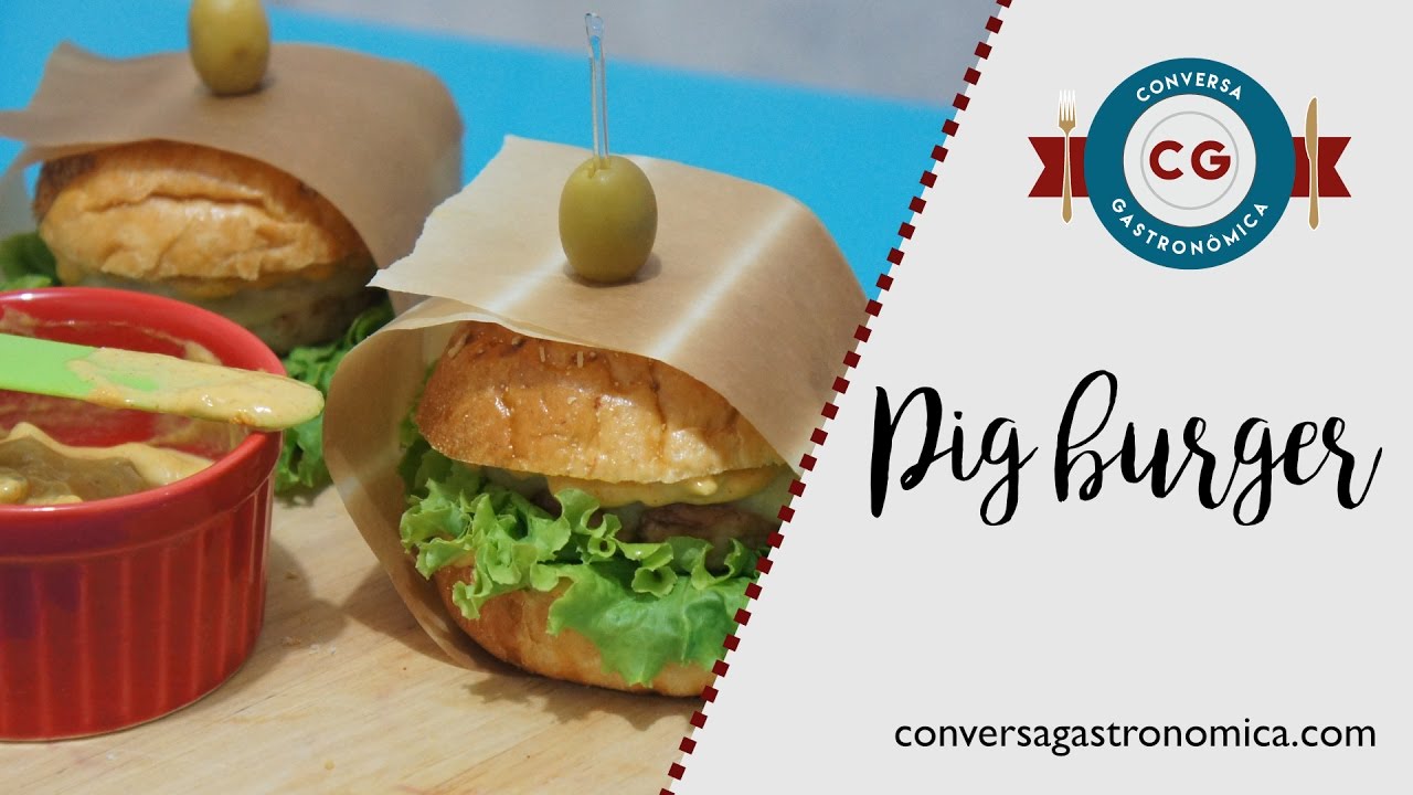 Pig burger - YouTube