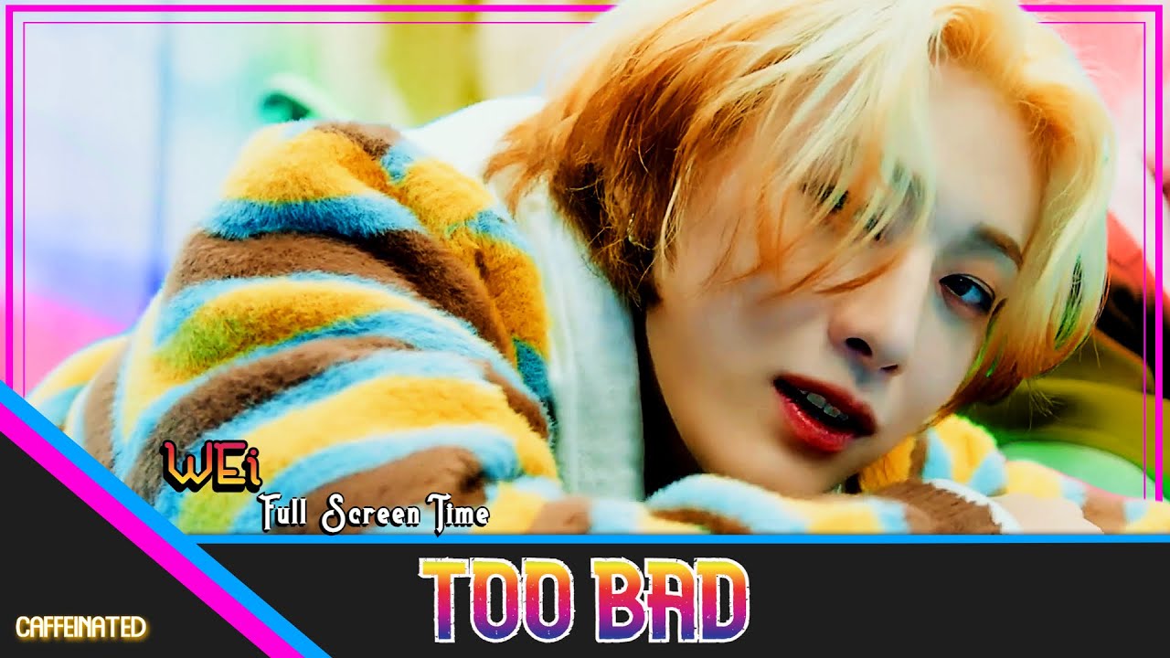 WEi 'Too Bad' - Full Screen Time Distribution [Color Coded] - YouTube