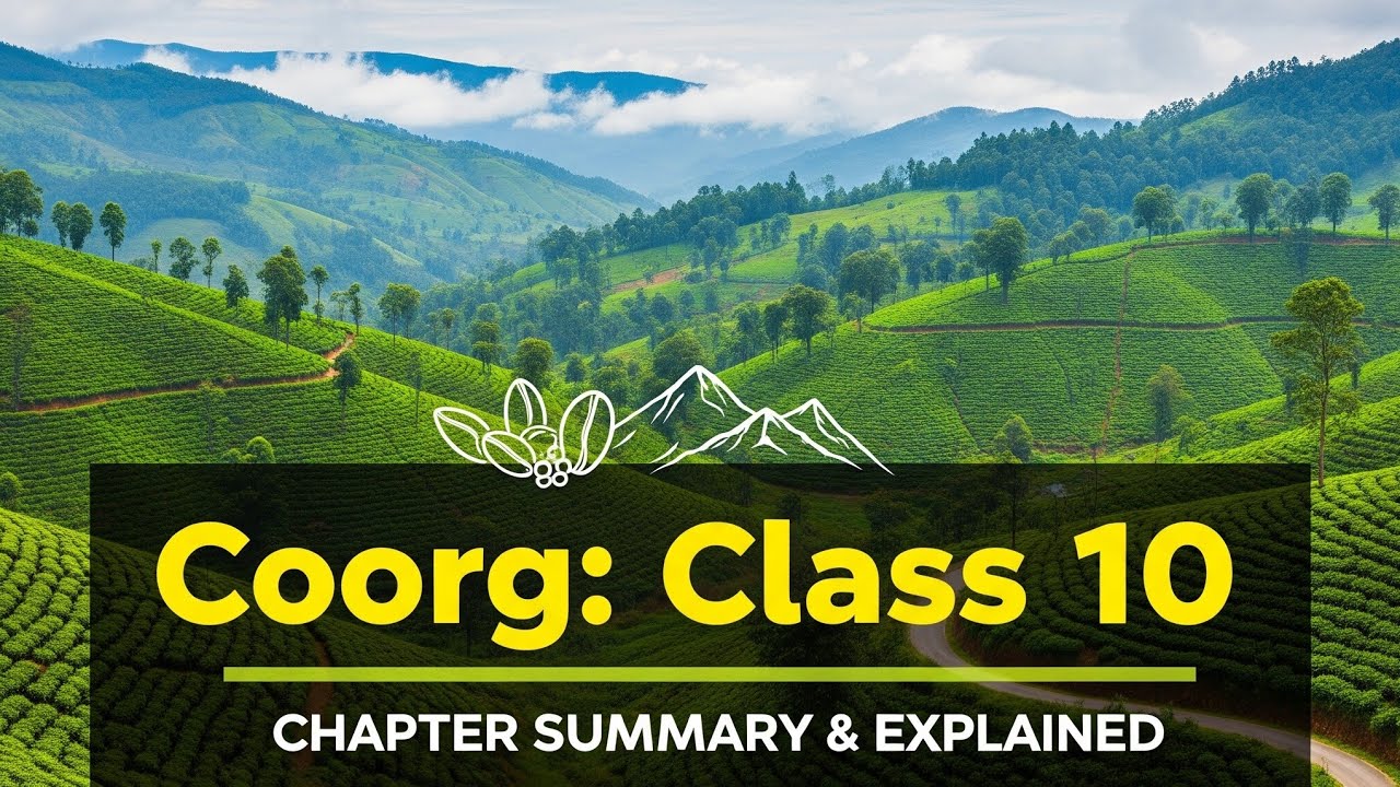 🌄 Coorg | Class 10 English | Summary & Explanation by Meenakshi Sharma ...