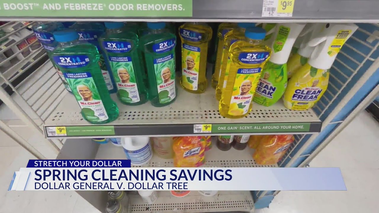 Which dollar stores offer cleaning supplies on the cheap? - YouTube