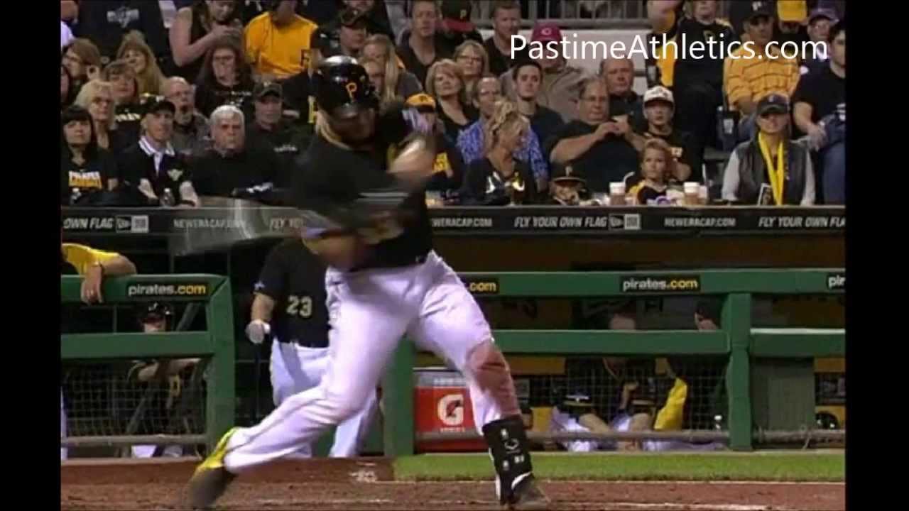 RUSSELL MARTIN Home Run Baseball Swing Slow Motion Hitting Mechanics ...