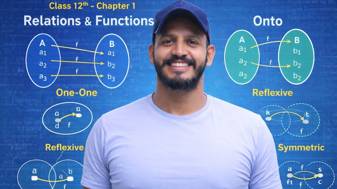 Relation and function exercise 1.2 question 7,89 - YouTube