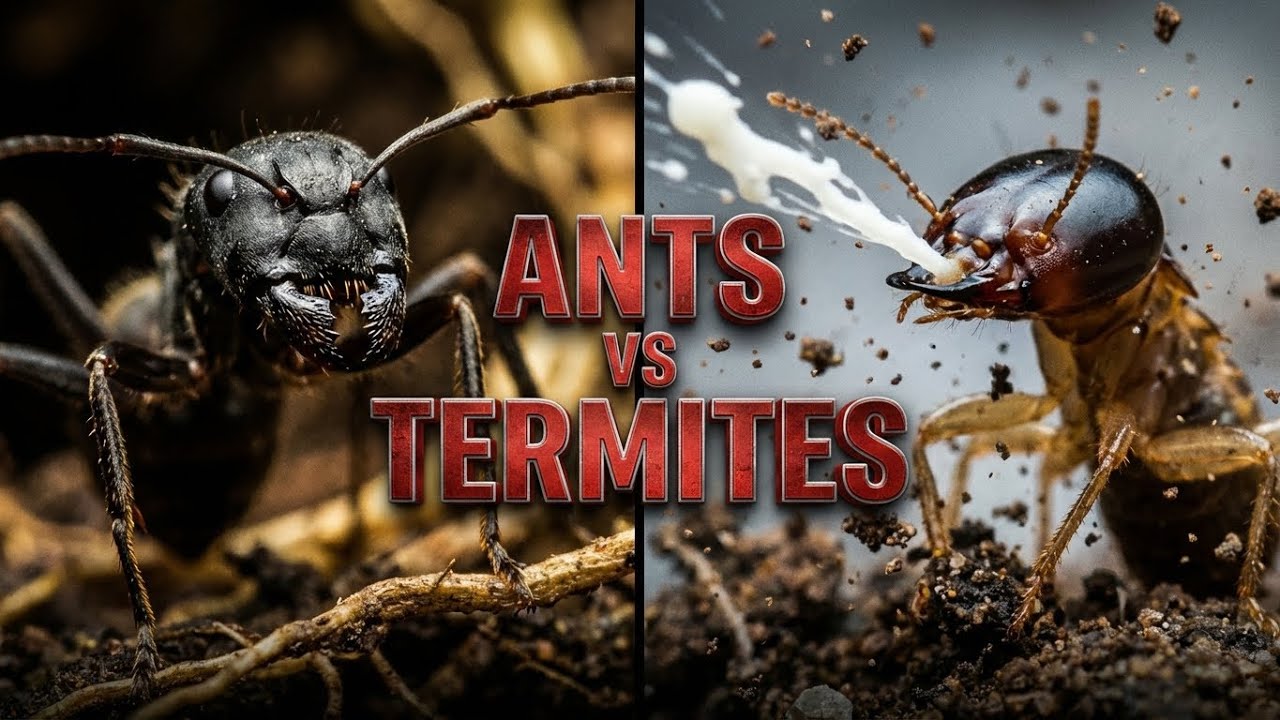 The Blind Empire: 1,000 Termites vs. Army of Ants 🏰🐜 - YouTube
