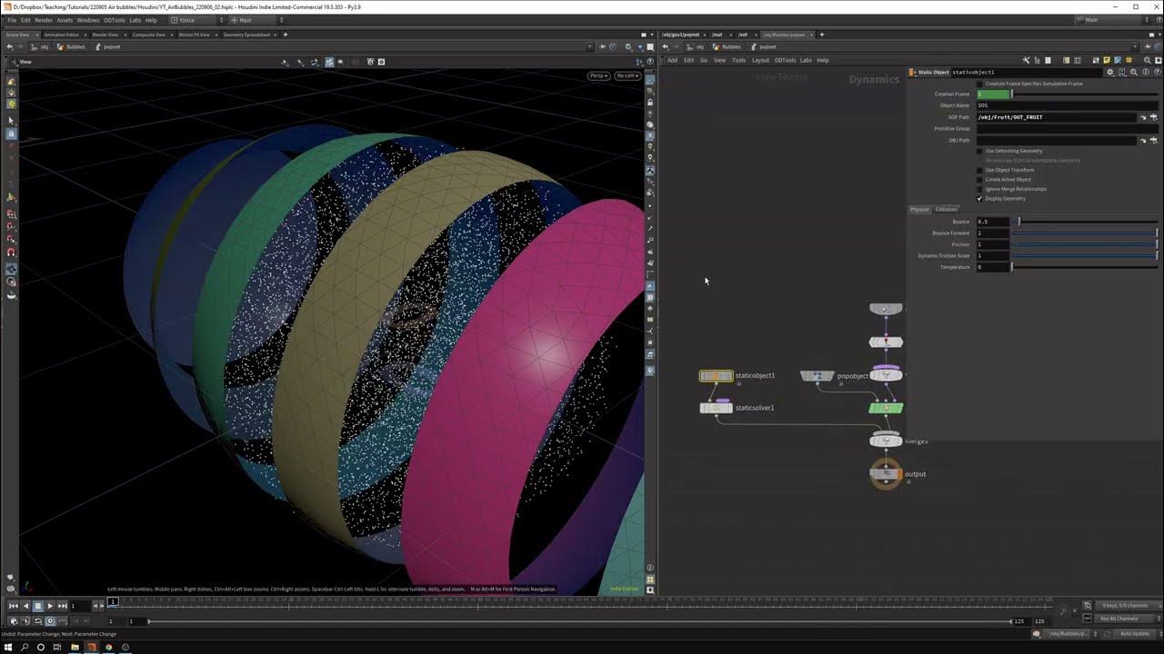 Getting started with POP. Bubbles in Houdini! - YouTube