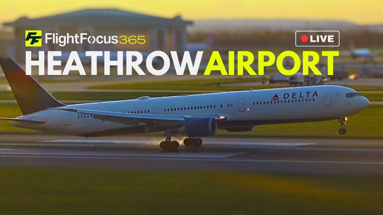 Heathrow Airport Live LHR - Wednesday 19th Feb 2025 - YouTube