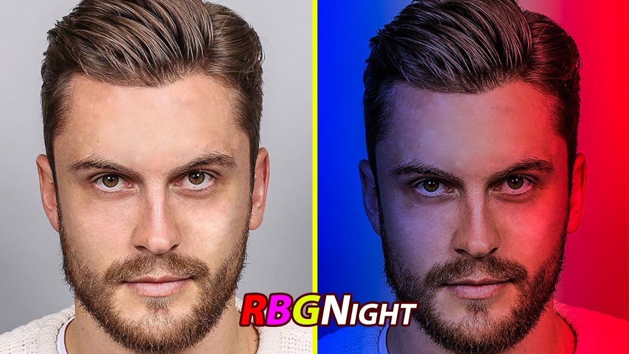 Photoshop lesson,RBG color face, color overlay,photoshop khmer, - YouTube