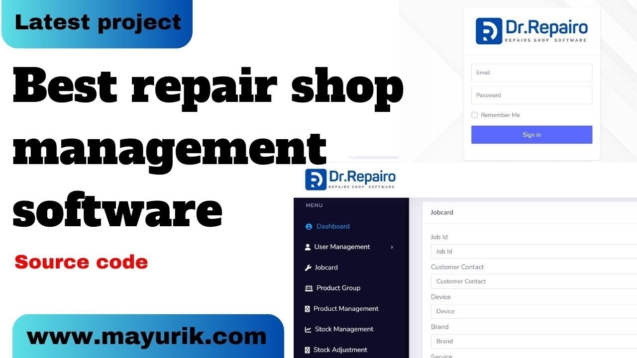 Repair shop management software | Mobile repairing shop management ...