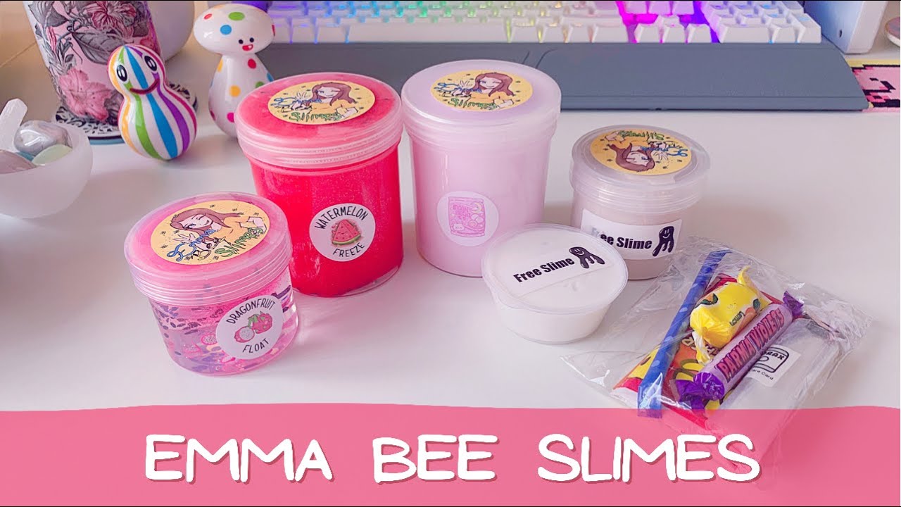 Emma Bee Slimes Unboxing - YouTube