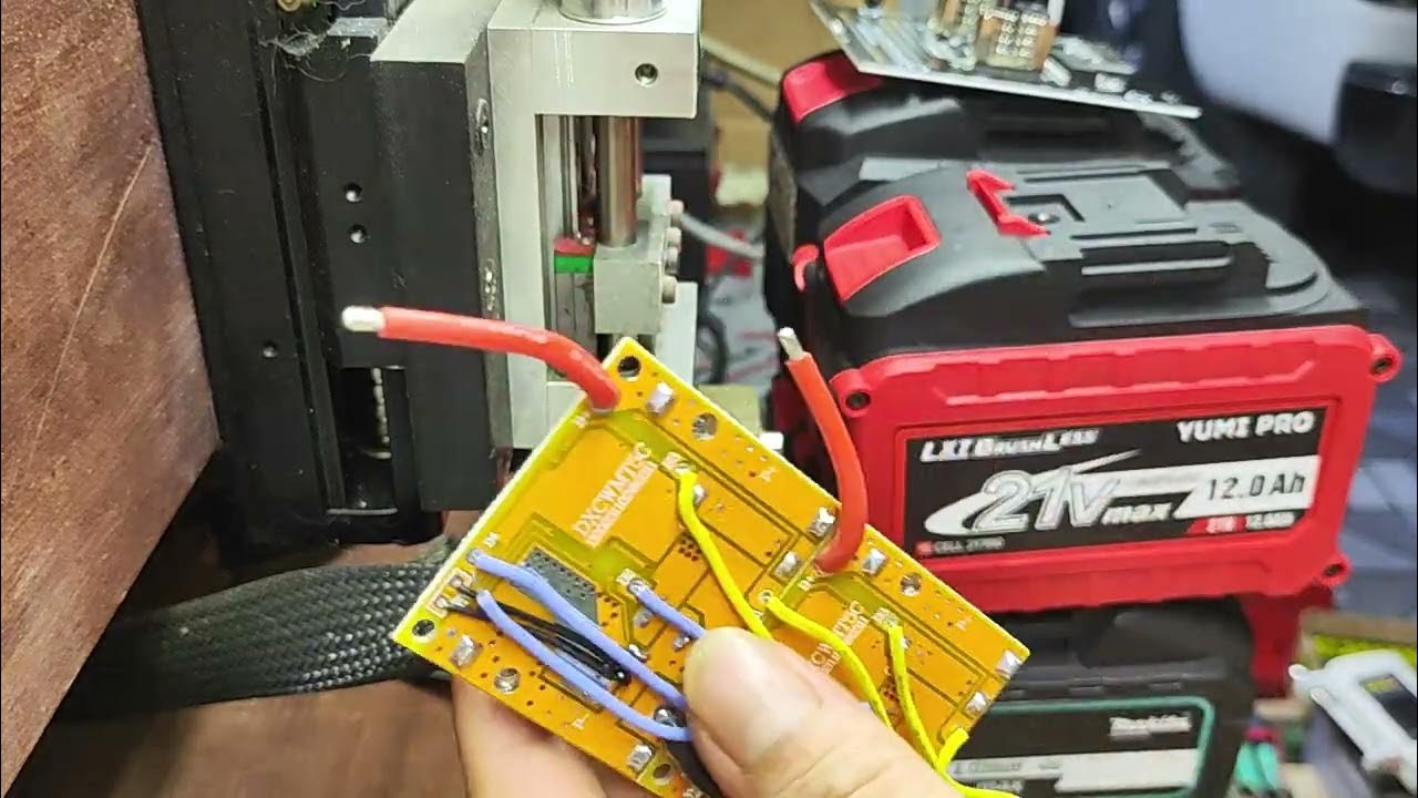 khủng long pin 21700 15cell đi mạch dx 120a 0918308277 - YouTube