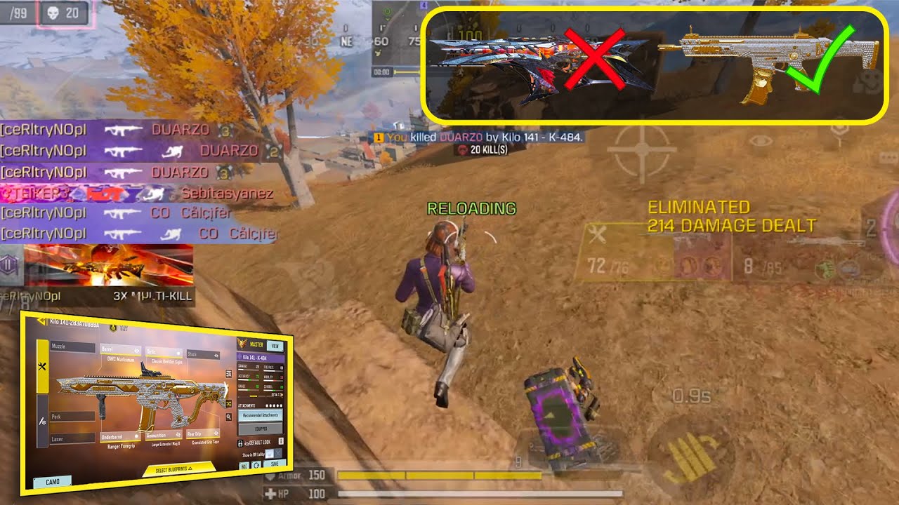 DOMINATING WITH THE BEST FREE TO PLAY KILO GUNSMITH!🔥| 27 KILLS COD MOBILE BR GAMEPLAY - YouTube