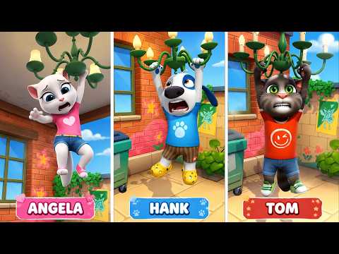 Talking Tom 2026 Vs Talking Angela Vs Talking Hank | Tom's Moves! Concept Gameplay Part 3