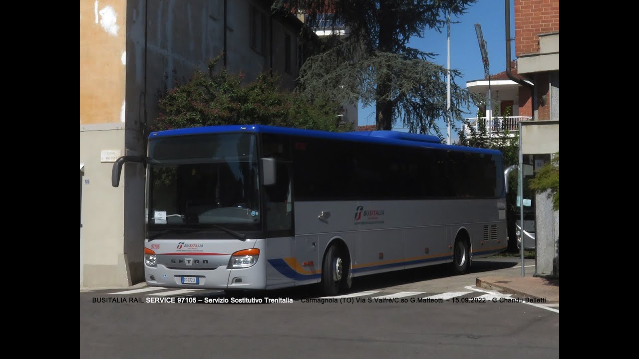 SETRA S415 UL BUSINESS - BUSITALIA RAIL SERVICE 97105 - YouTube