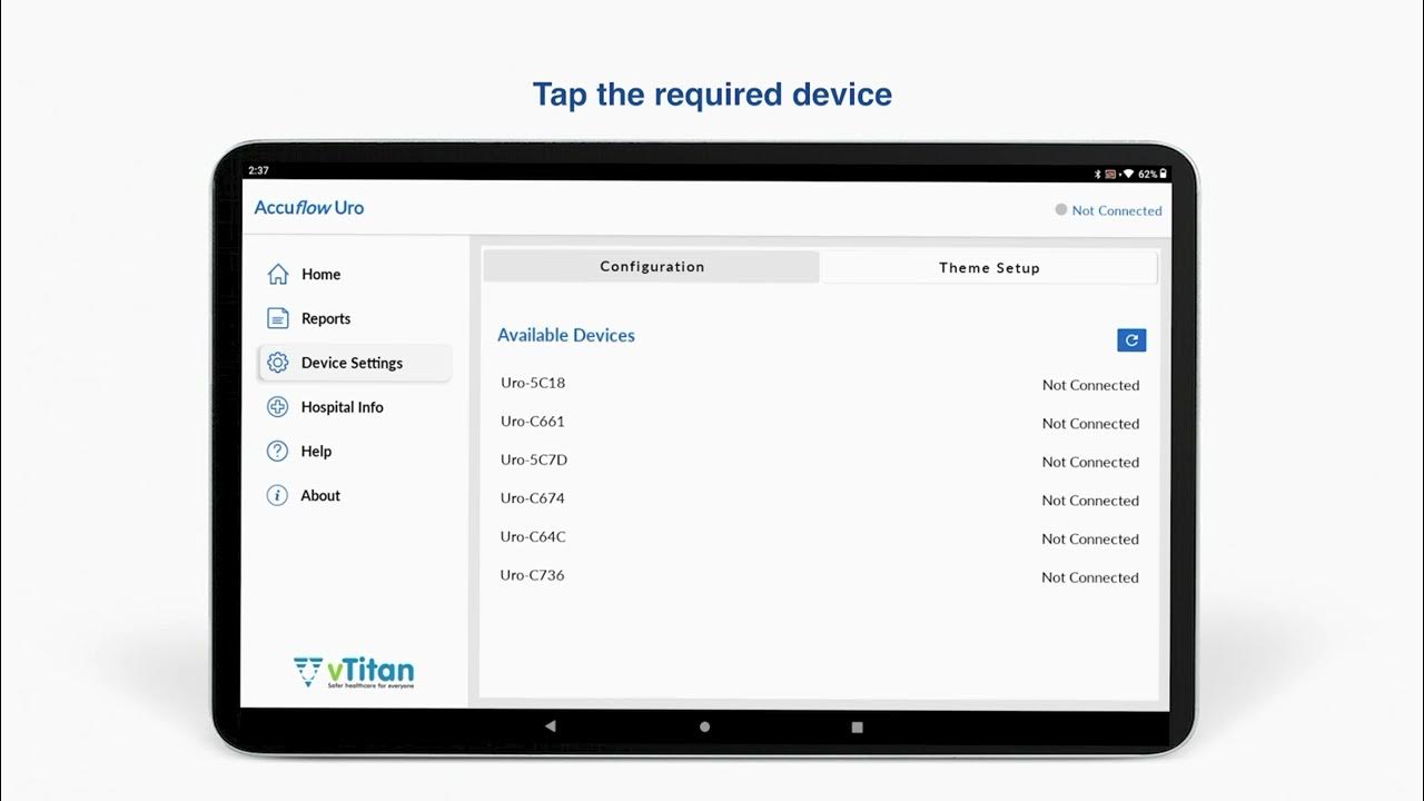 Accuflow Uro Application Configuration Youtube
