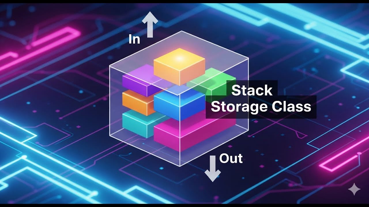 STACK AS STORAGE CLASS PART 1 - YouTube