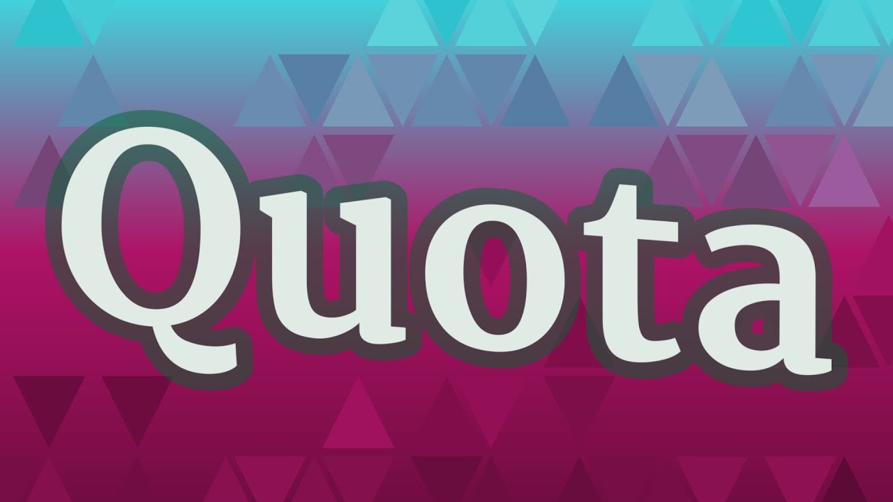 QUOTA Pronunciation How To Pronounce QUOTA YouTube quota-pronunciation-how-to-pronounce-quota-youtube