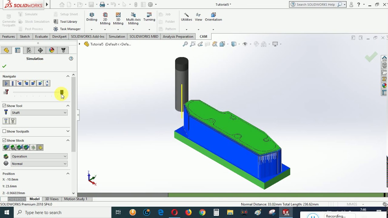 2. SOLIDWORKS CAM - 2D MILLING #2 - YouTube