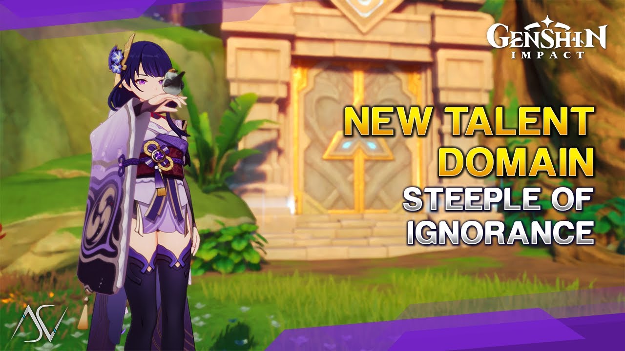 New Talent Domain - Steeple of Ignorance | Genshin Impact 3.0 - YouTube