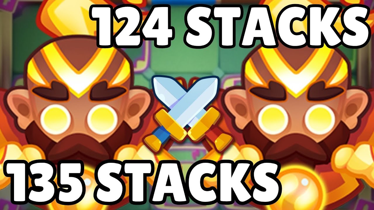 Wow wow | 135 stacks Max Monk vs 124 stacks Max Monk | Rush Royale ...
