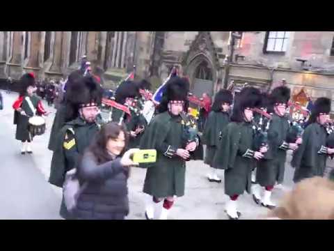 The Black Watch Parade Edinburgh's Royal Mile 2019 [4K/UHD] - YouTube