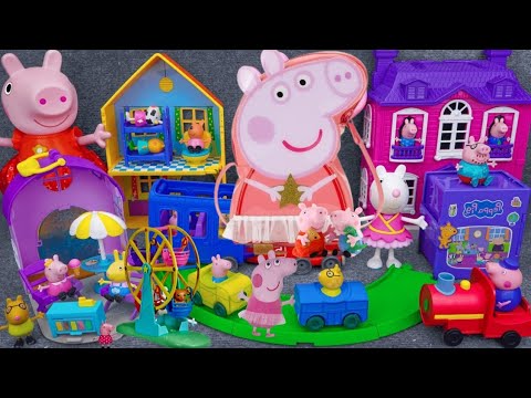 Peppa Pig Minutes Satisfying UnboxingTrack SetCute Peppa PigTrain Pig ...