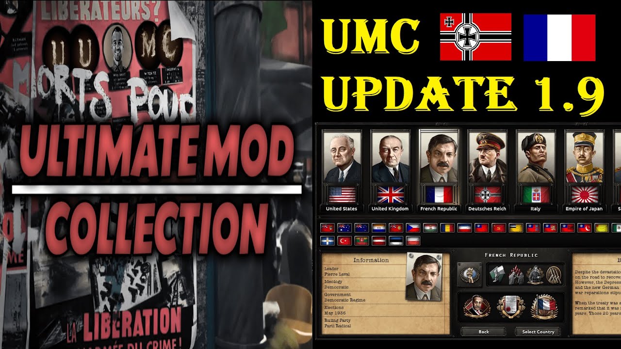 UPDATE 1.9 is OUT! | HoI4 *UMC* Mod - YouTube