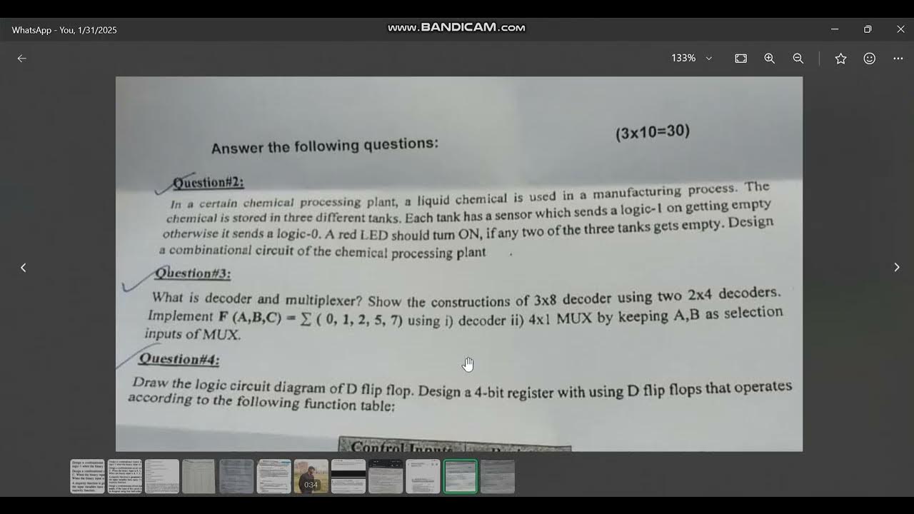Implement a function using decoder in Logisim software - YouTube