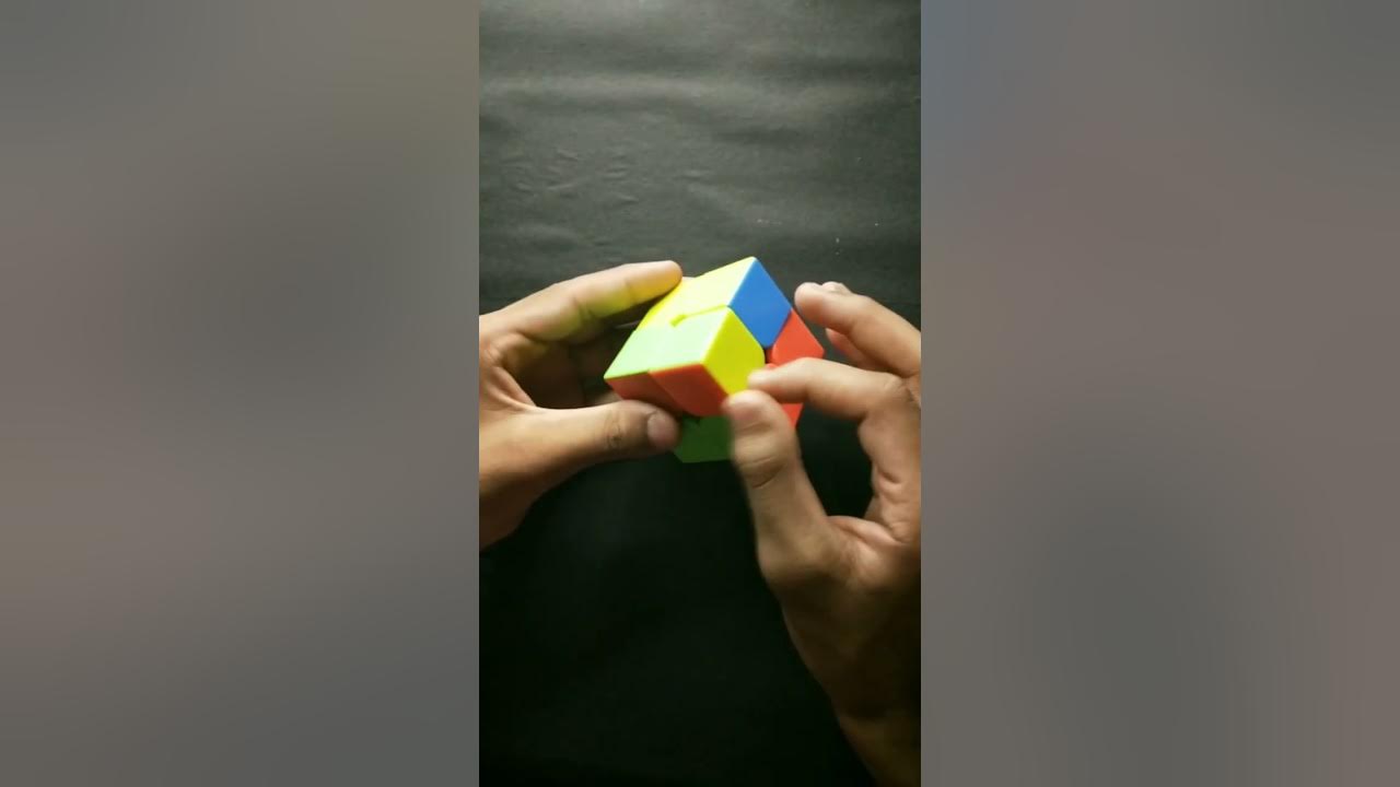 How to Solve a 2x2 Rubik's Cube Without Algorithms#ANAS_1M - YouTube