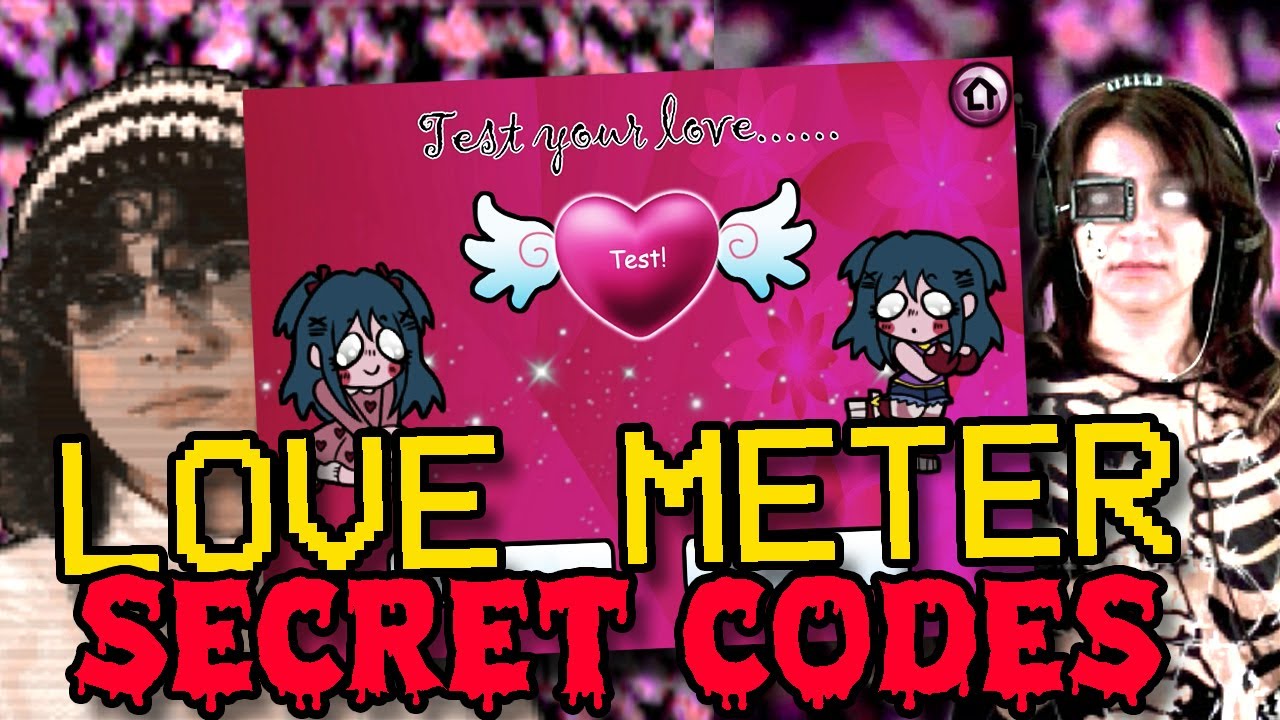 ALL LACEY'S LOVE METER SECRET CODES - Lacey's Flash Games - YouTube