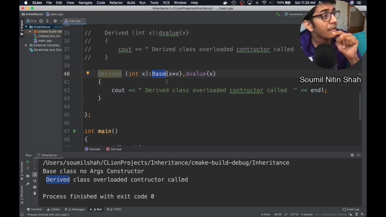 C ++ Inheritance How the Constructor are Called Explained - YouTube