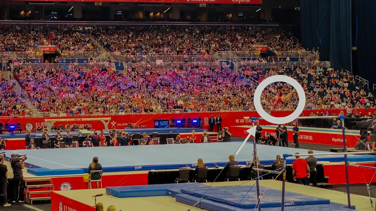 WATCH how HIGH The AMAZING SIMONE BILES CAN JUMP!!! [Olympic Trials Day ...