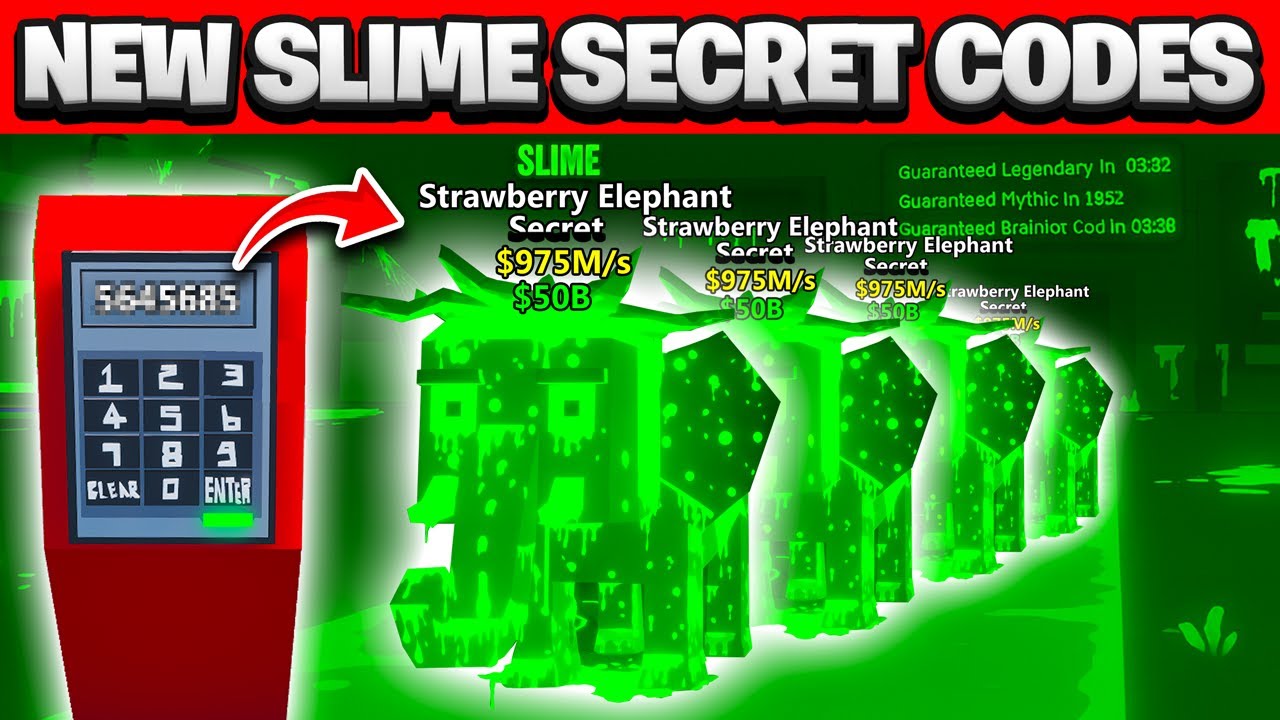 100 NEW *Slime* SECRET CODES in Fortnite Steal The Brainrot Slime Event ...