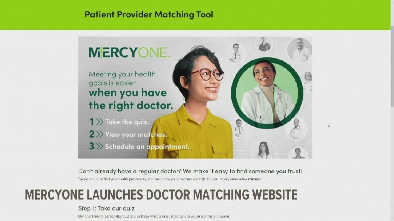 MercyOne launches new website to match patients with primary care ...