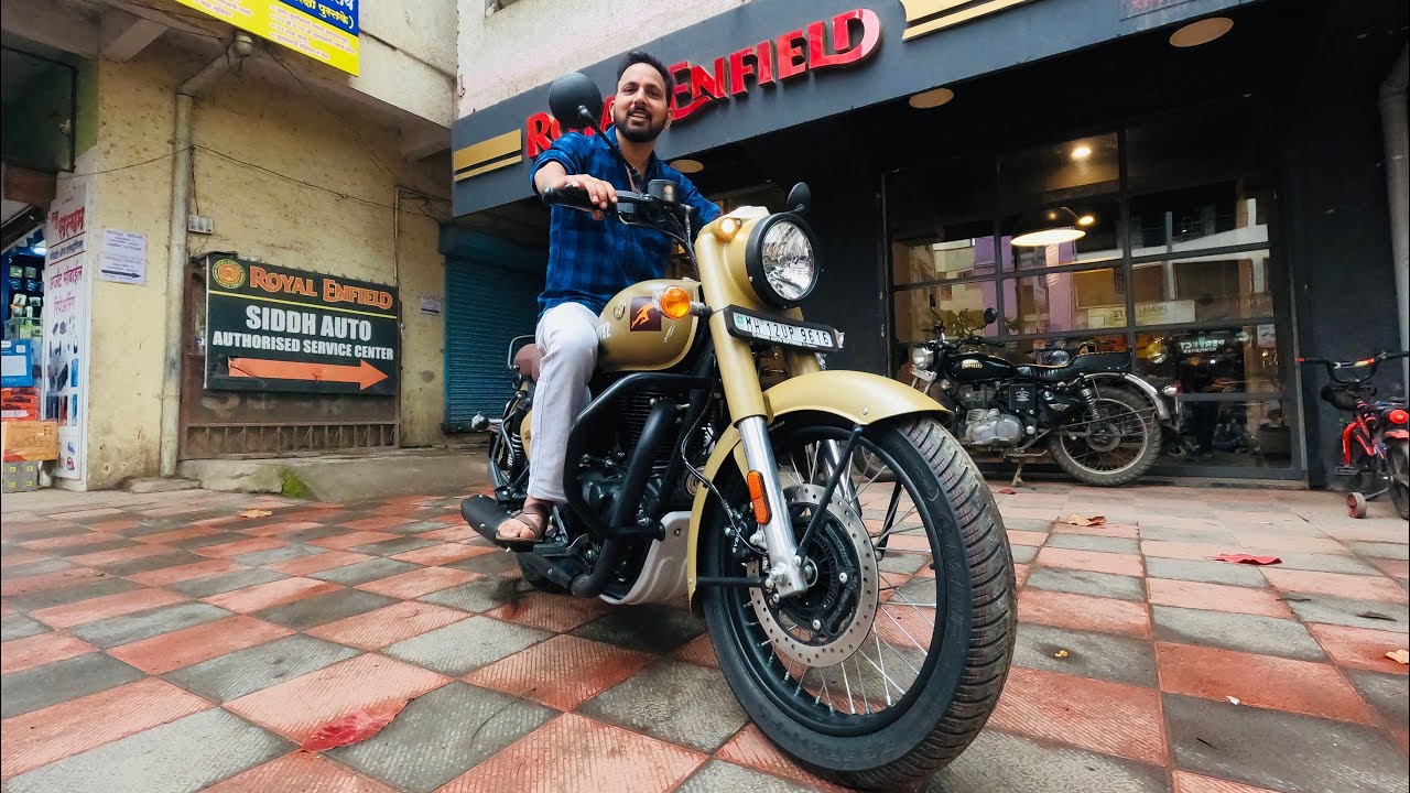 RE Classic Signal 350 2022 Desert Sand Delivery #classic350 # ...