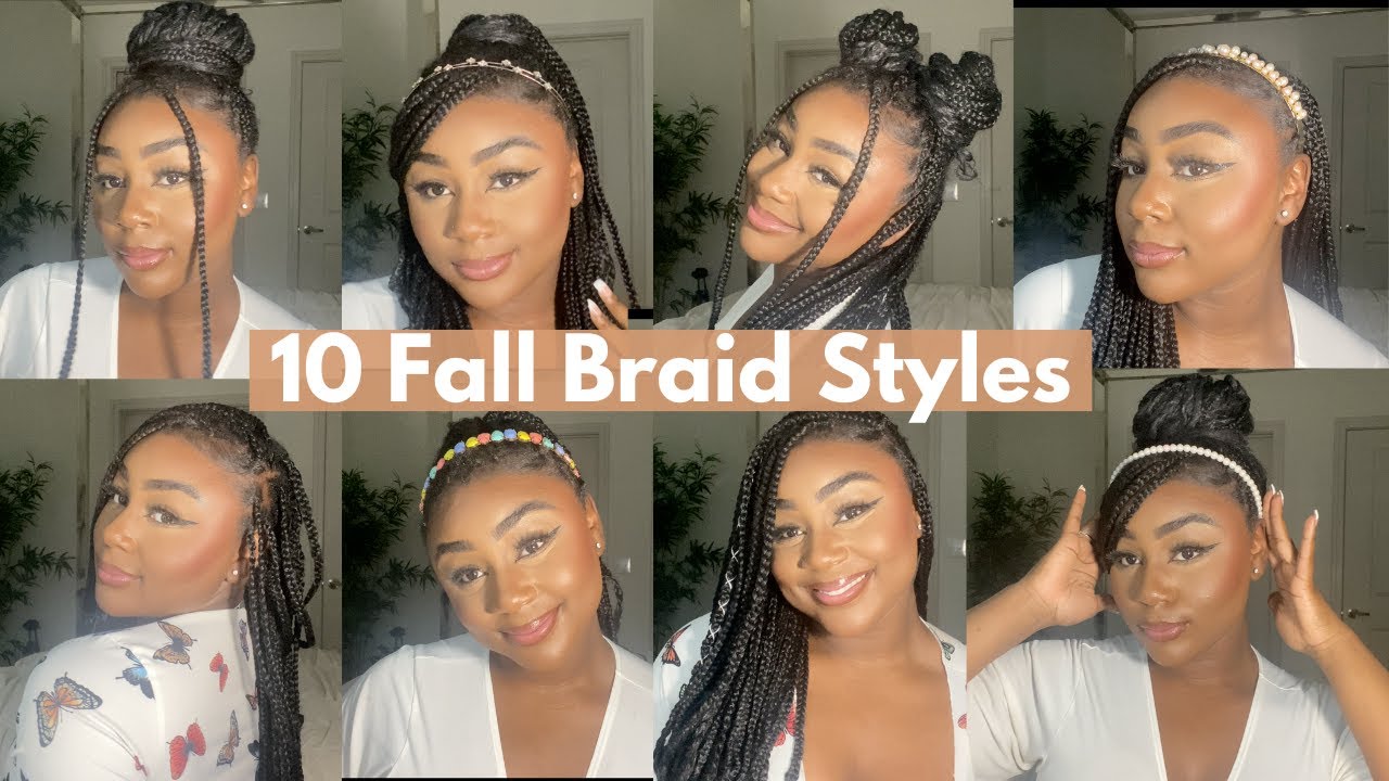 My 10 Fav EASY Fall Braid Styles + Accessories! - YouTube