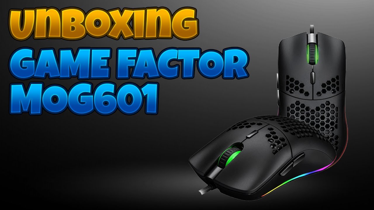 EL MEJOR MOUSE GAMER CALIDAD-PRECIO | UNBOXING MOUSE GAME FACTOR MOG ...
