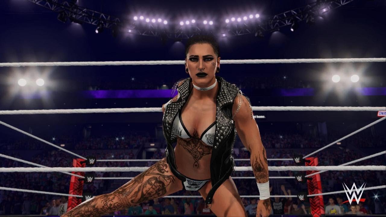 WWE 2K23_Last Woman Standing Bikini match - YouTube