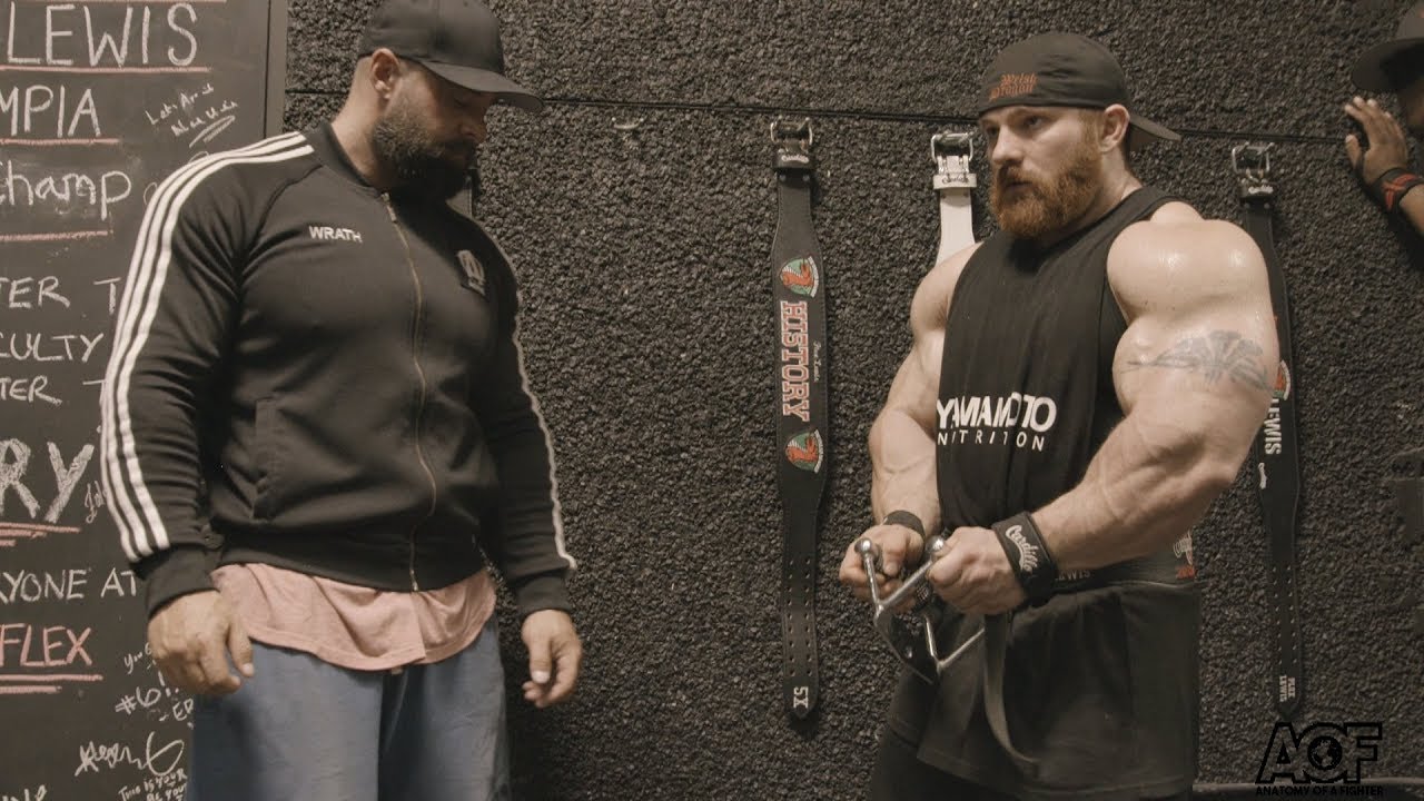 Flex Lewis, Frank McGrath & Pro Boxer Jarrell "Big Baby" Miller ...