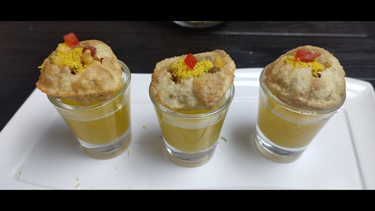 Aam Panna Pani Puri Recipe in Marathi Day 6 आमपन्ना पाणी पुरी - YouTube