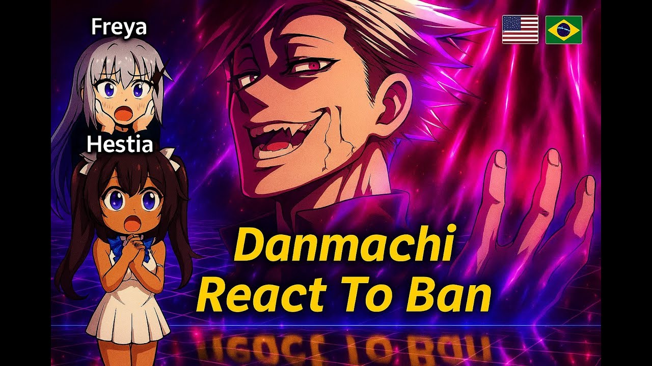 🇺🇸/🇧🇷 Danmachi React to Ban - Gacha React - YouTube