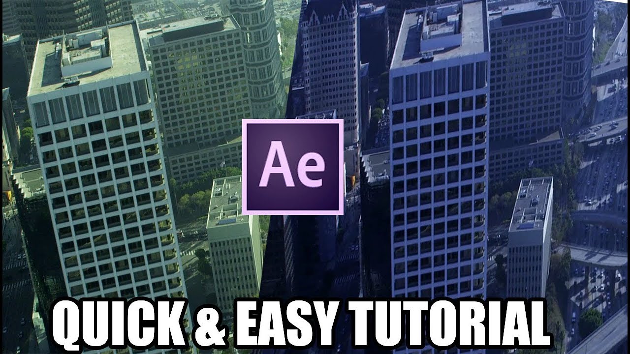 How To Color Correct And Give Cinematic Look In After Effects In Less ...