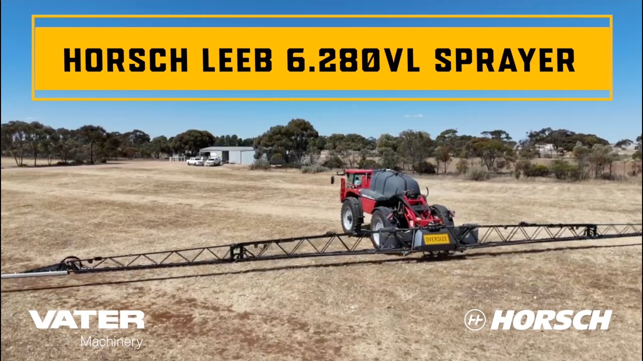 DEMO HORSCH Leeb 6.280VL Sprayer with Vater Machinery - YouTube