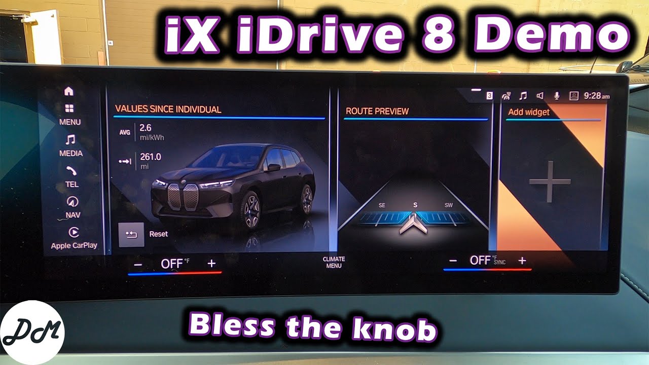 2023 BMW iX – iDrive 8 How to Use & Review - YouTube