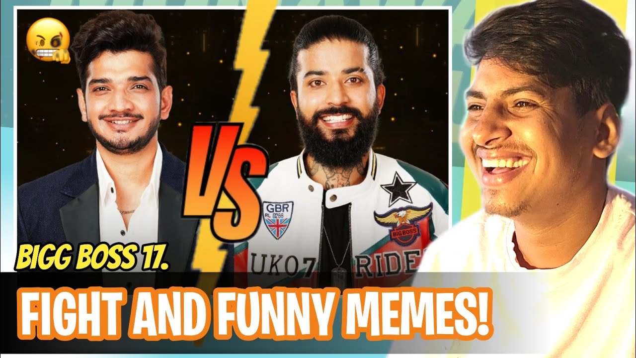 The uk07 rider & Munawar Faruqui ( funny Memes ) BIGG BOSS 17 🤣 - YouTube