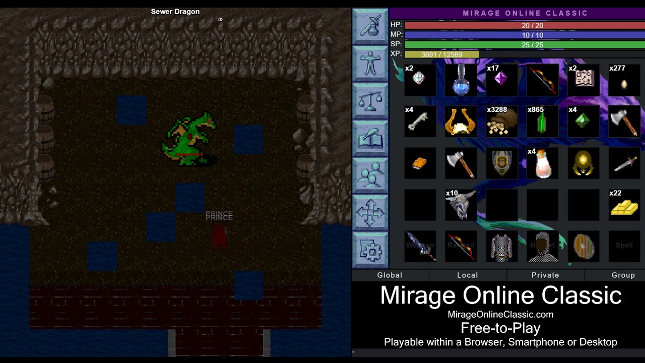 Sewer Dragon - Mirage Online Classic - YouTube