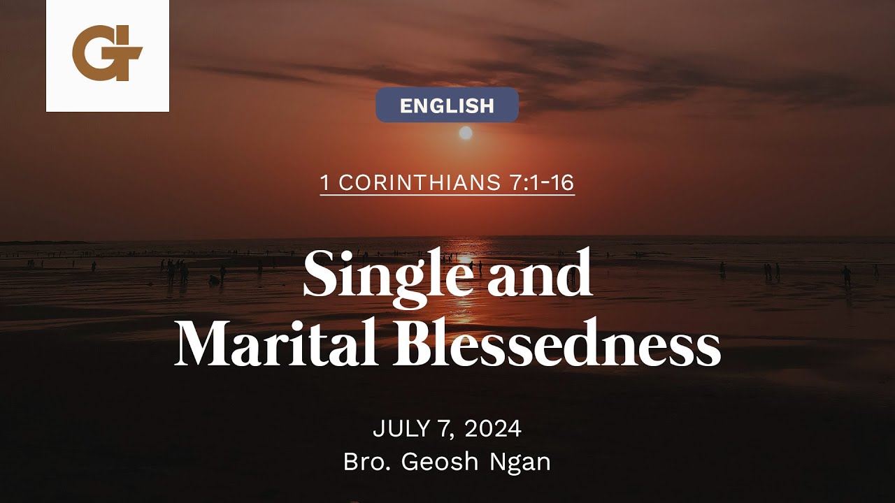 Single and Marital Blessedness - YouTube
