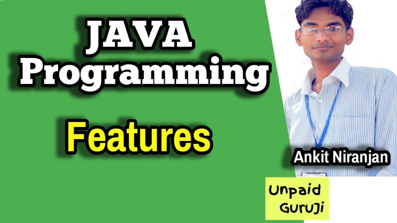 Features Of Java Programming Java Tutorials Class 10th Cbse Icse Youtube 
