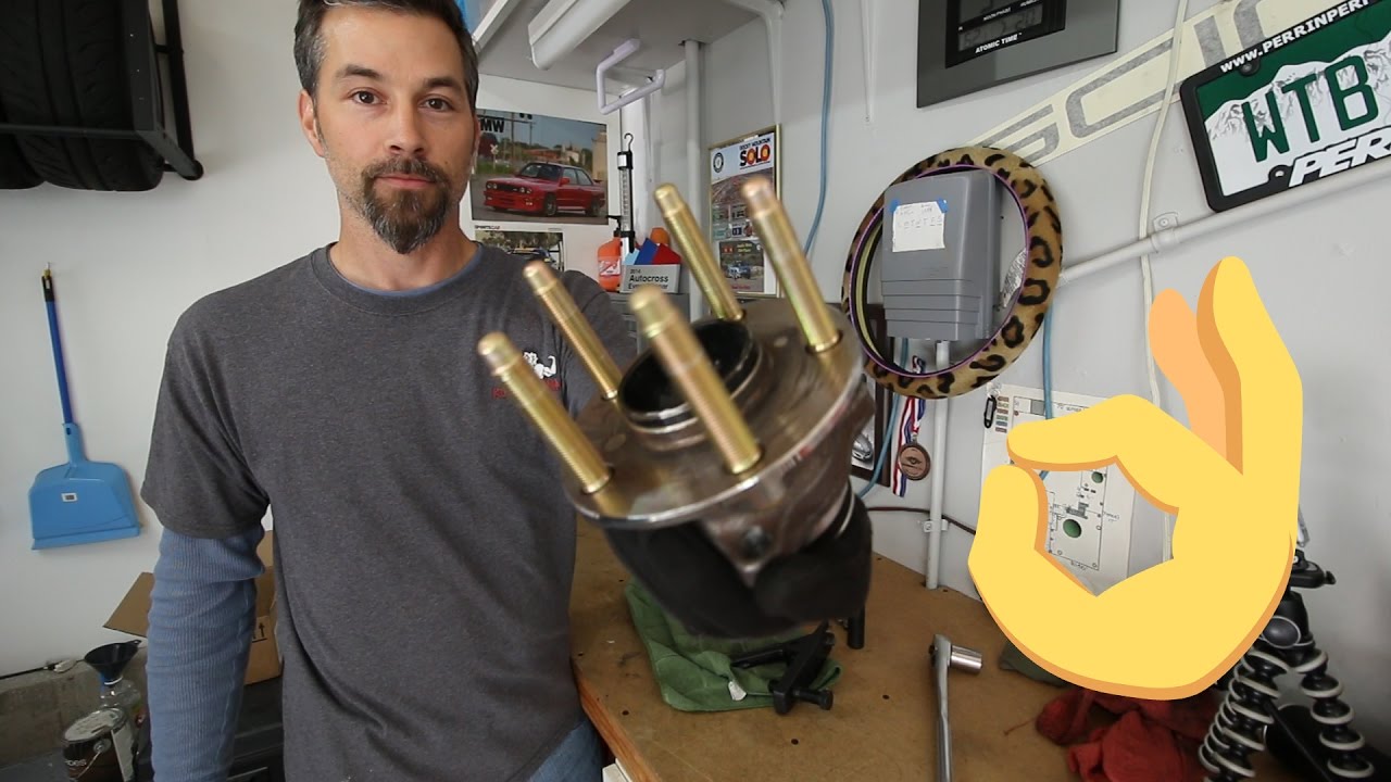 How to install extended wheel studs - Subaru BRZ - YouTube