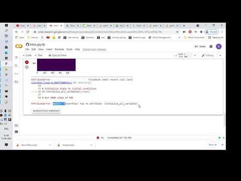 AttributeError: module 'tensorflow' has no attribute 'initialize_all_variables' - YouTube