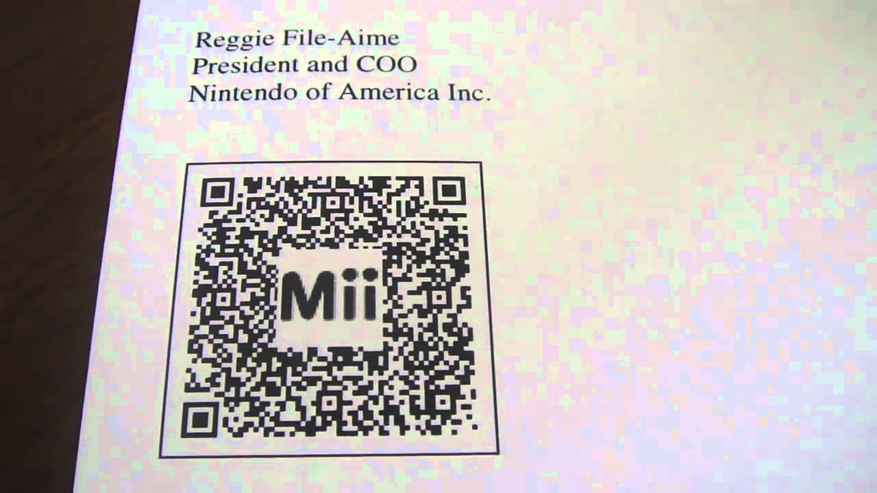 Golden Mii Qr Codes